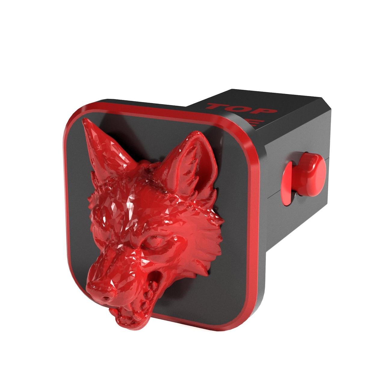 Wolf Hitch Cover | LED Trophy Mount | Australian Made – Ready For ...